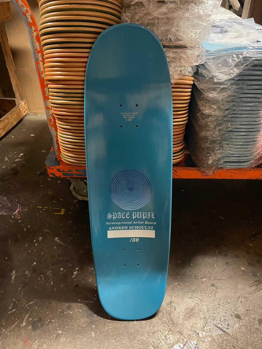 ANDREW SCHOULTZ - Ltd. EYE Screen Printed Artist Board 9.25 X 32.5 ...